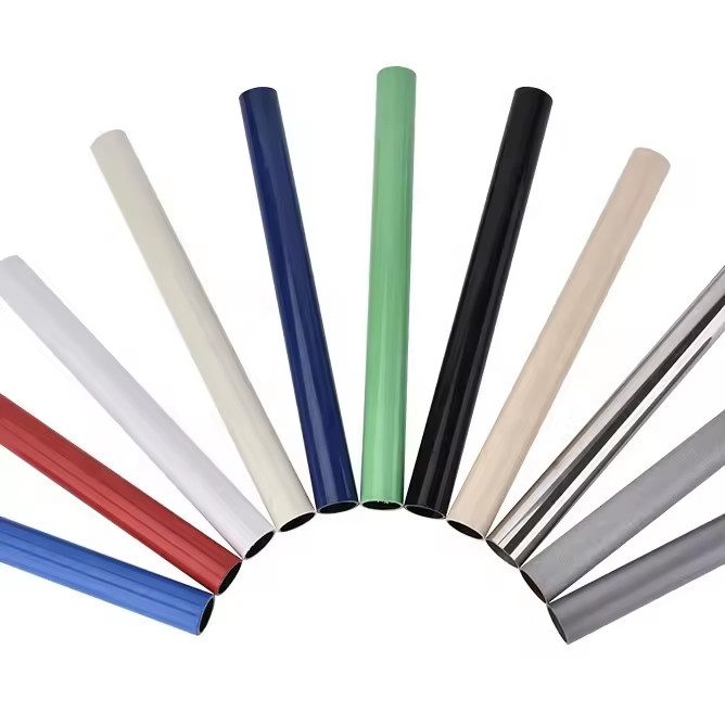 Round Pipe 28mm PE Coated Steel Lean Tube Pipe for Flexible Worktable