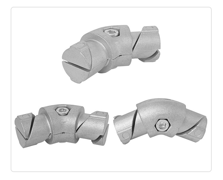 Aluminum Lean Tube Material Connection 135 ° Internal Joint Aluminum ...