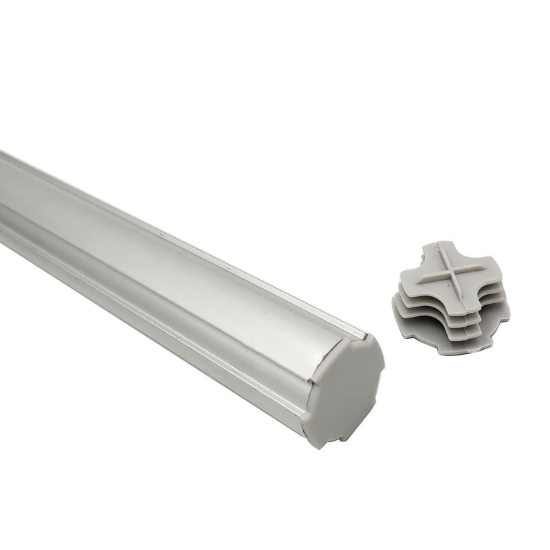 Aluminum Tube Plastic Fittings Lean Tube Insert End Cap Thin Wall Pipe ...