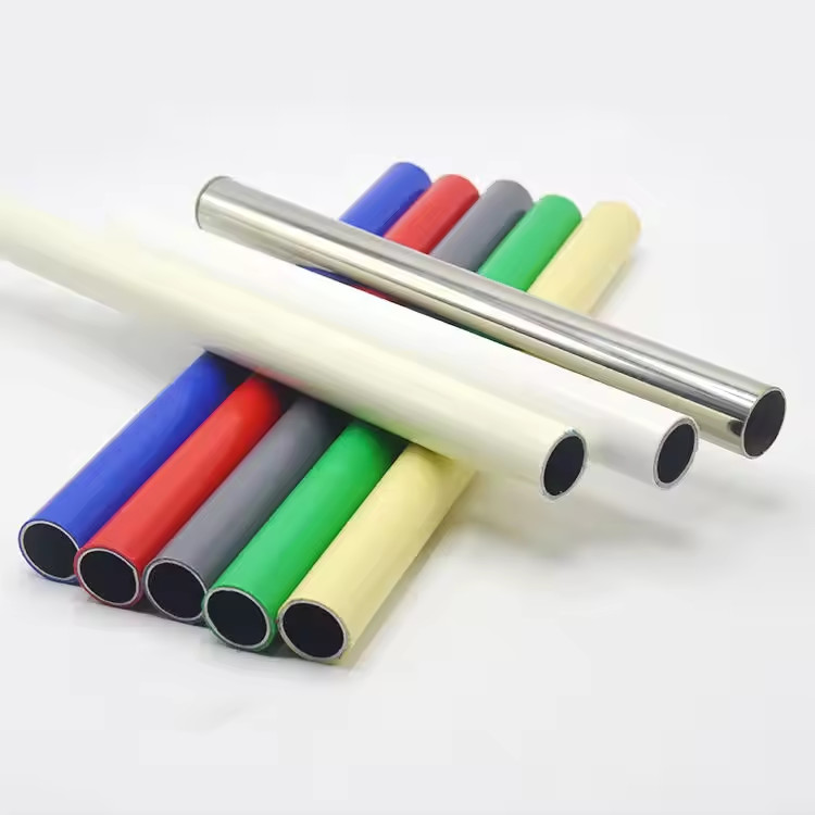 Diameter 28mm Colourful PE/ABS Coated Kaizen Steel Lean Pipe / Lean ...