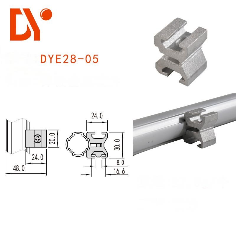 Third Generation Aluminum Lean Tube Joint Elastic Connector for Frame ...