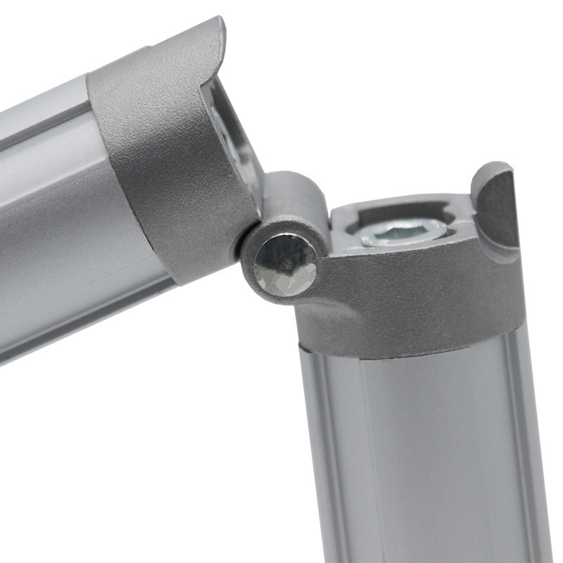 DYE28-07 OD 28mm Lean Pipe Connector Double Tube Movable Joint Hinge ...