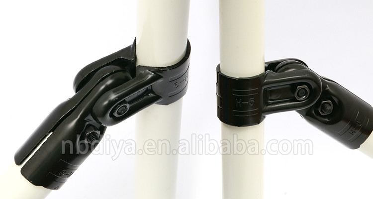 Pipe Fittings / HJ-7 Black Electrophoresis Lean Pipe Joint / Lean Tube ...