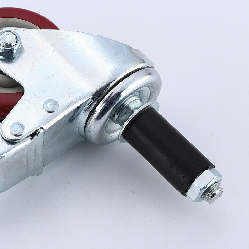 3inch Lean tube casters expansion universal wheel compound wire rod ...