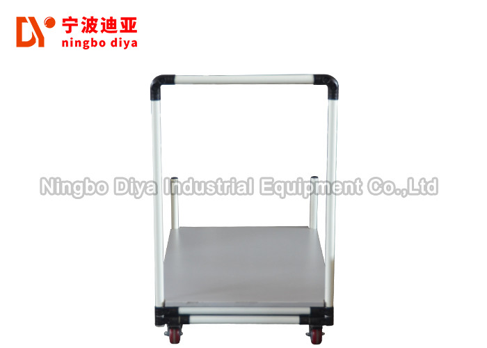 Industrial Lean Pipe Mobile Tool Cart , Workshop Trolley Cart With 3 ...
