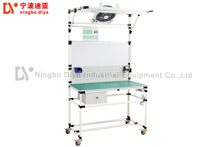 Industrial Workshop Automated Production Line Work Table 28mm Lean Pipe ...