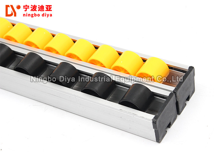 Industrial Plastic Roller Track Cold Welded White / Yellow Color For ...