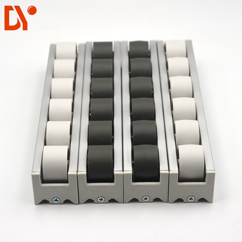 40*33 Aluminium Alloy Flow Rail PP Plastic Roller Track Durable For ...