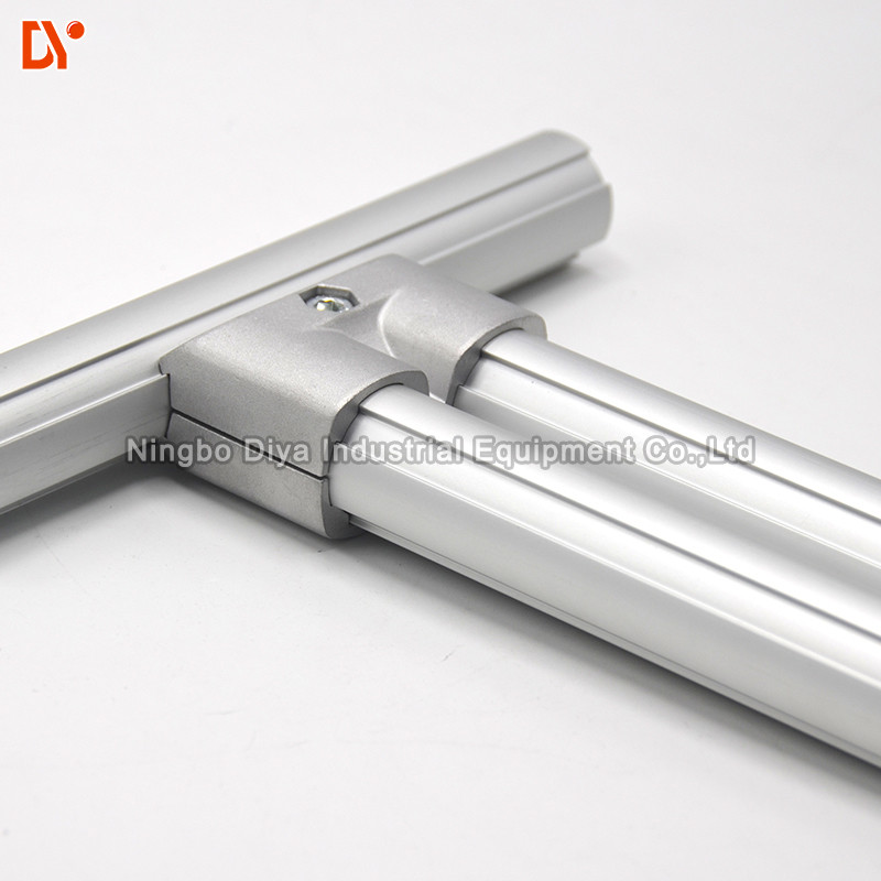 SUS Aluminium Lean Tube DY28-05A Industrial Round Profile OD 28mm Grit ...