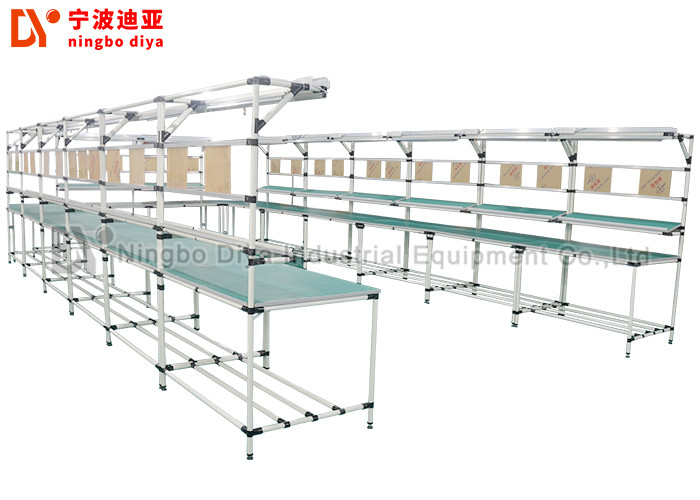 ESD Anti Static Table Top Lean Tube Frame Custom Demension For Assembly ...