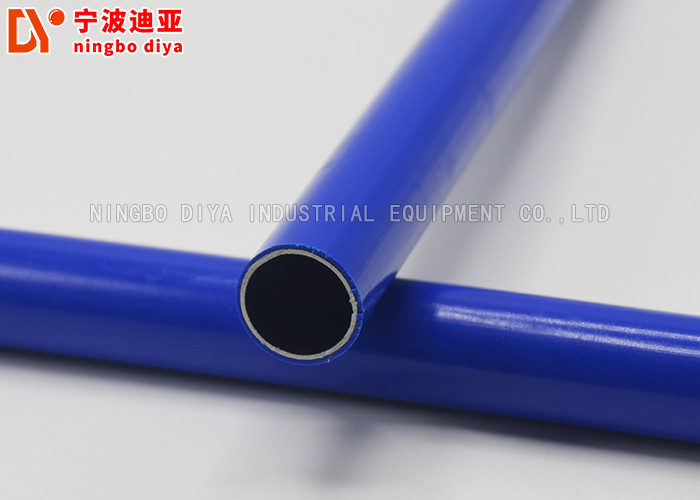 Blue PE Coated Cold Rolled Steel Pipe Standard Length 4000mm For Pipe ...