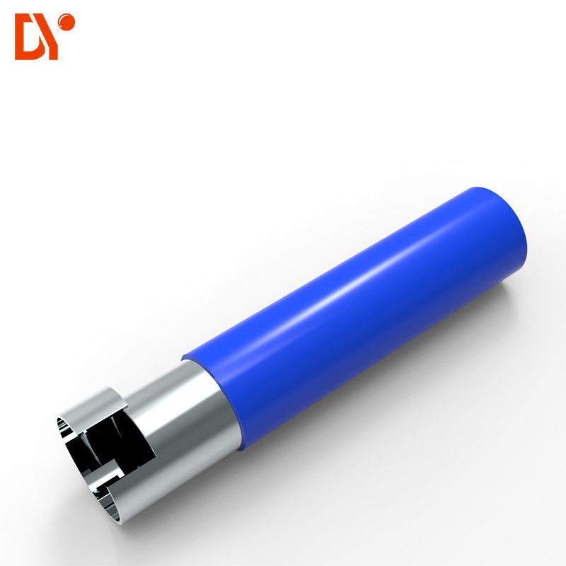 Q195 Steel Lean Tube OD 28mm PE / ABS Coated Colorful Cold Rolled For ...