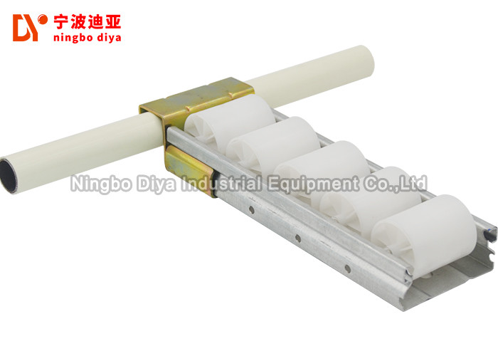 PE / ABS Wheel Industrial Placon Roller Track 4000mm Length For Gravity ...