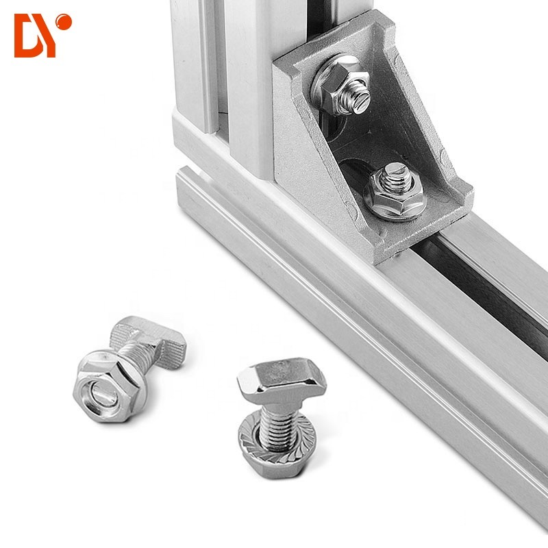 6063-t5 Aluminum Wall Angle Square Round I Shape Aluminum Rail Wood ...