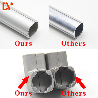 28mm Round Pipe Square Lean Tube Aluminium Alloy Is Alloy for Lean Pipe ...