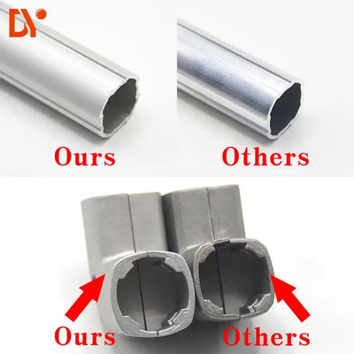Aluminum Lean Pipe Profile Karakuri pipe rack Strong Structure Pipe For ...