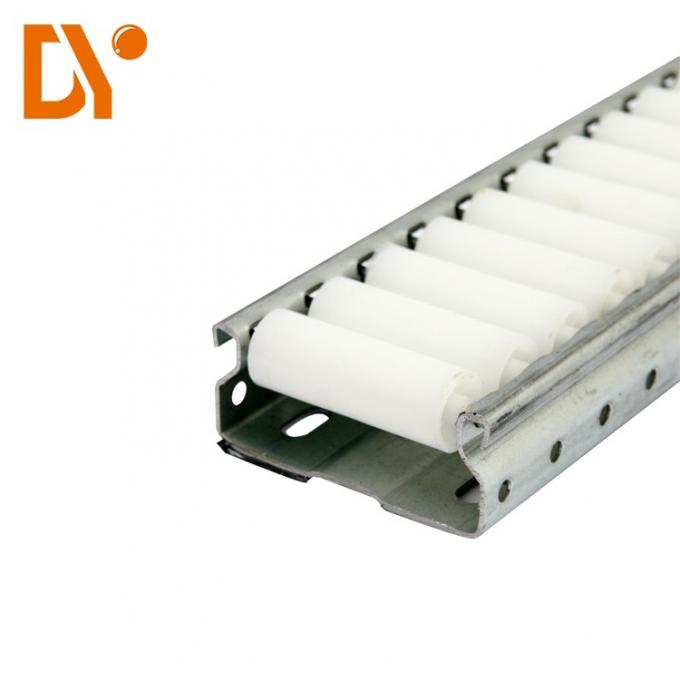 White Color Plastic Roller Track Cold Pressing / Rolling Rust Proof ...