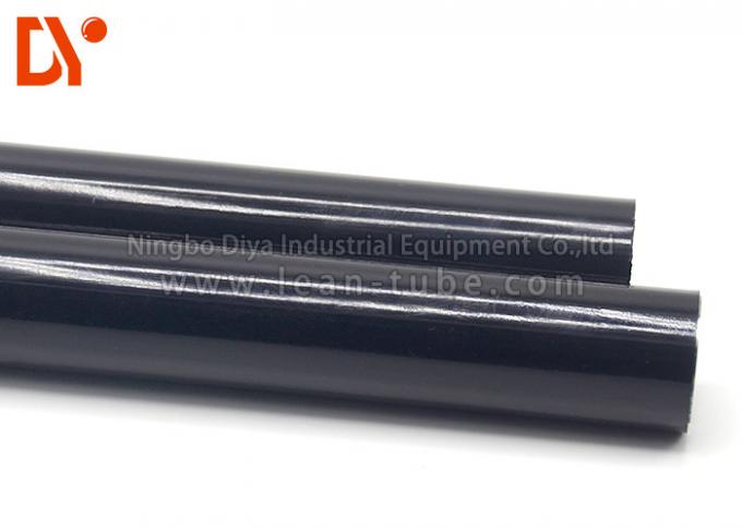 Colored Anti Static Tubing , Worshop Rack Polyethylene Coated Steel Pipe