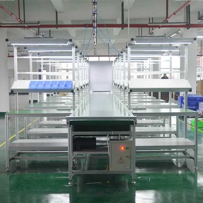 Industrial Workshop Automated Production Line Aluminium Profile Work Table