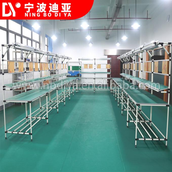 Lean Pipes Aluminium Work Bench Anti Static For Industrial Workshop