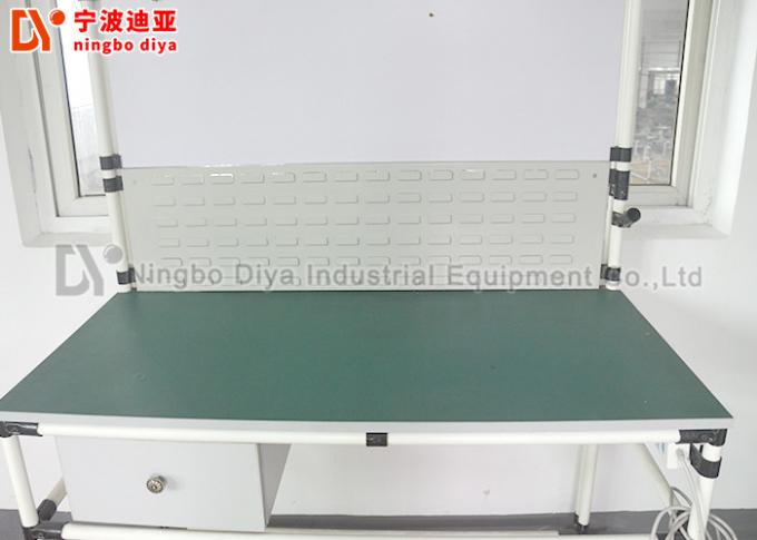 Industrial Workshop Automated Production Line Work Table 28mm Lean Pipe ...