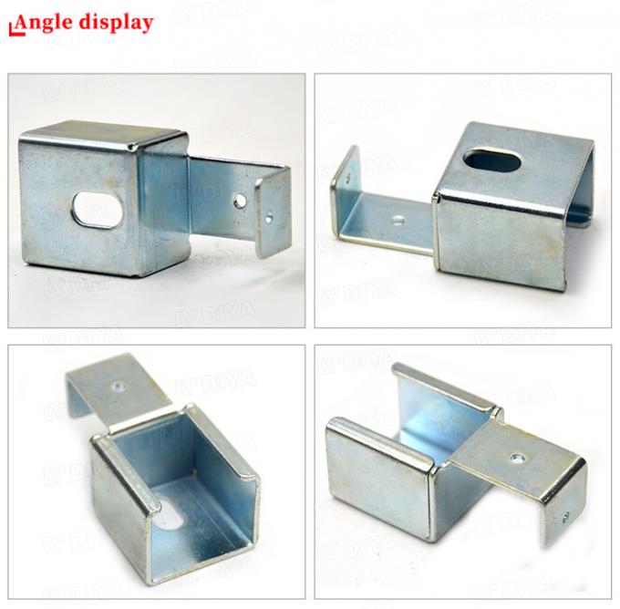 Cold Rolled Sheet Metal Joints Steel Mounting Joint Bracket Blue White ...
