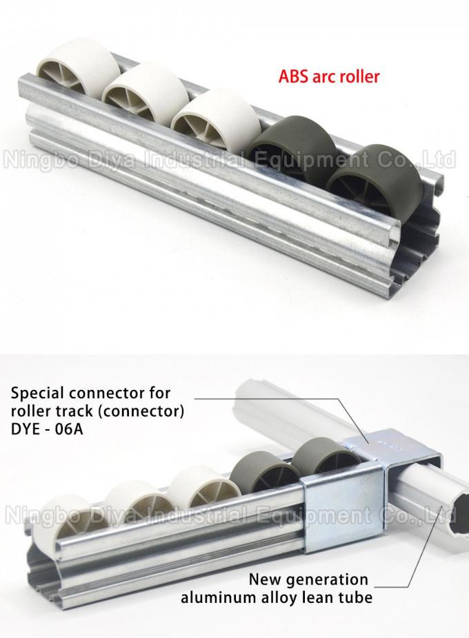 Extension Warehouse Plastic Roller Track Industrial Storage